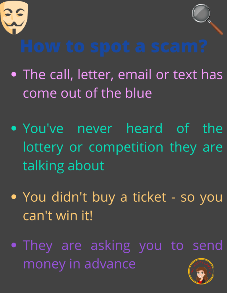 How to Spot a Scam Checklist